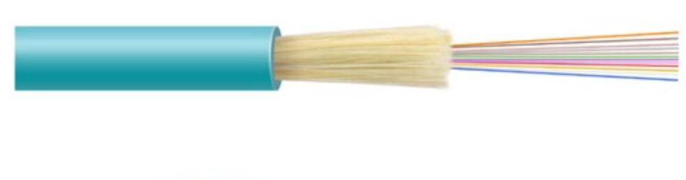 Aramid Fiber Optic Cable 12 Core , Cctv PVC Distribution Fiber Cable