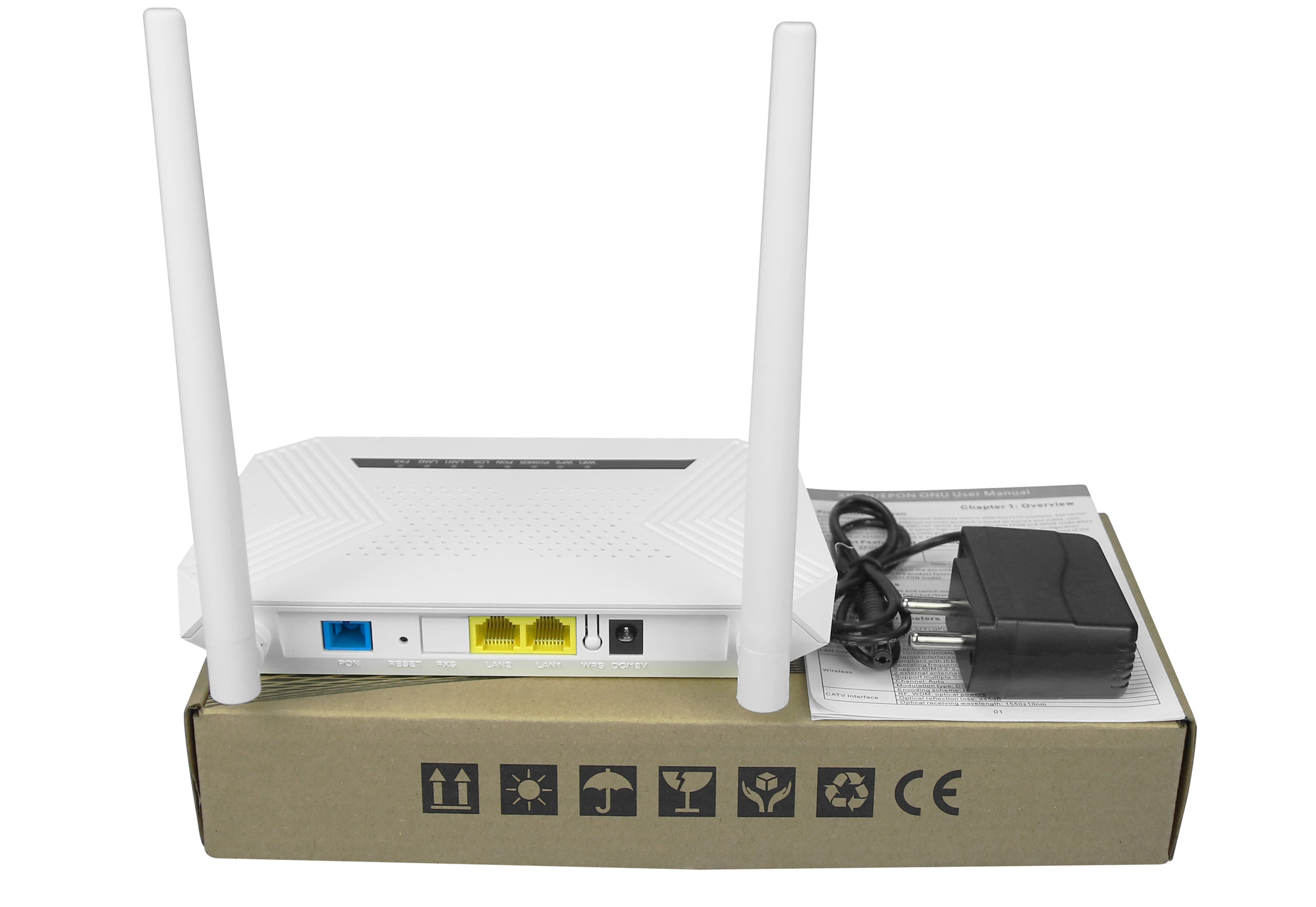 1GE 1FE WiFi XPON EPON Gpon ONU 무선 Realtek 칩셋 SC UPC